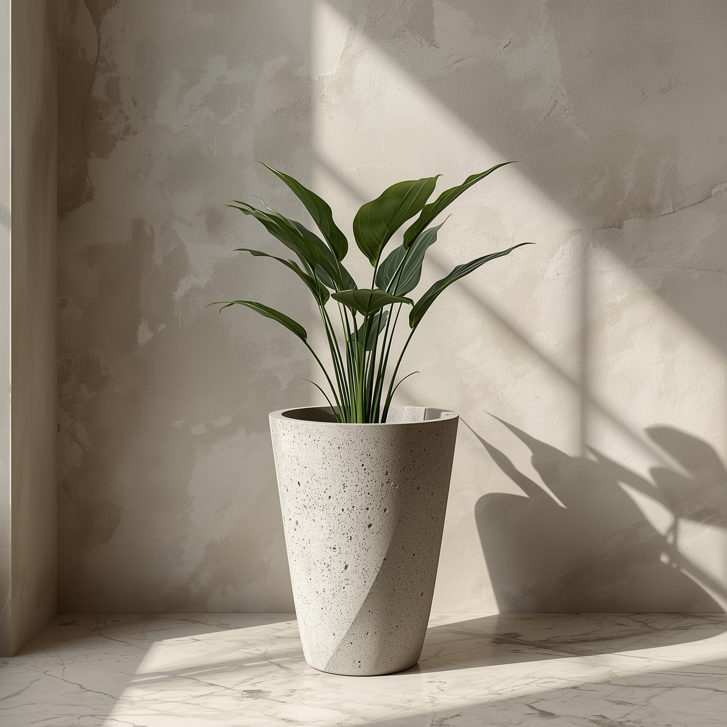 Signature Concrete Tower Pot - Plants Life Landscape LLC